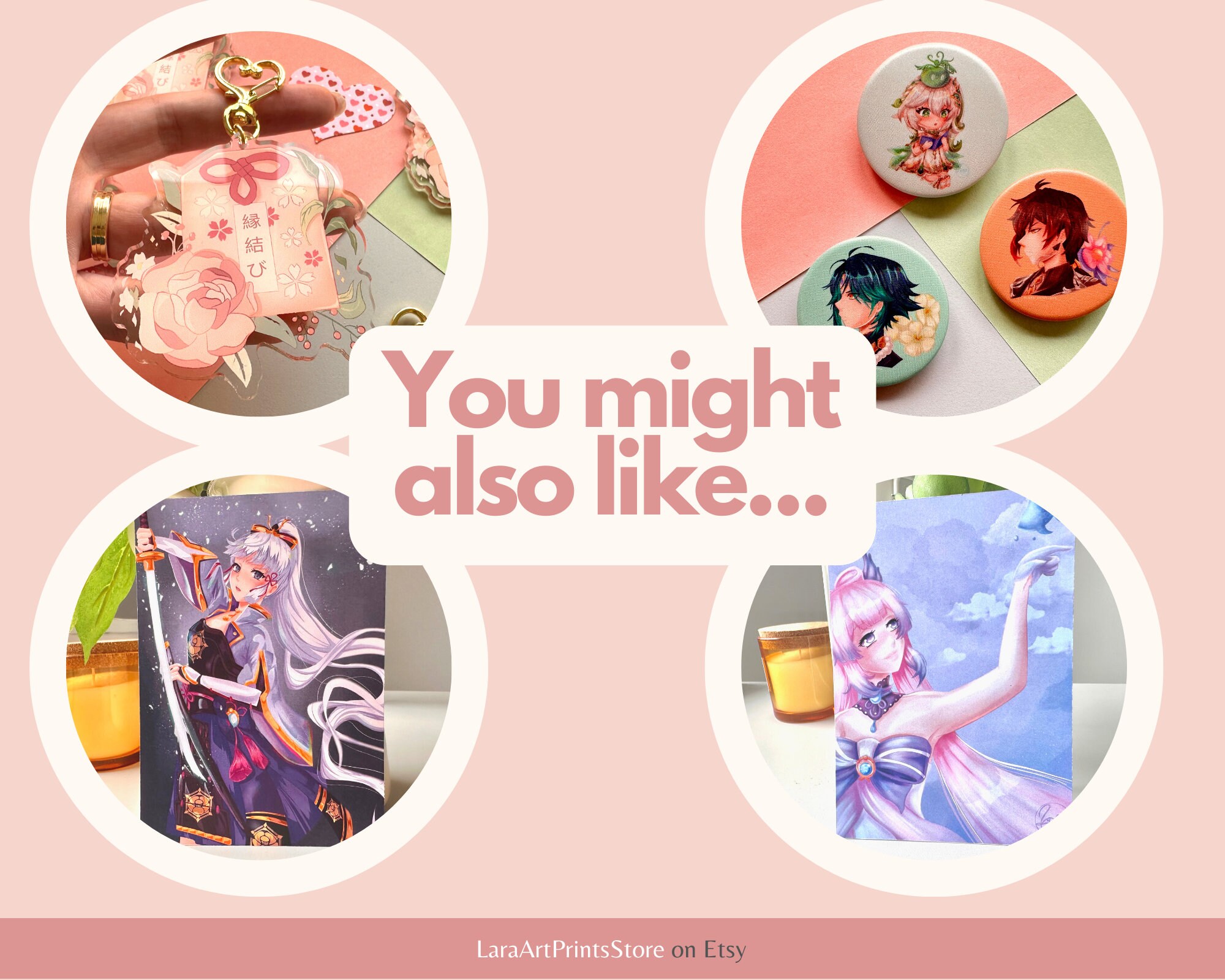 SATIN Genshin Impact Art Layla Genshin Art Print Anime Fanart A6 Mini ...