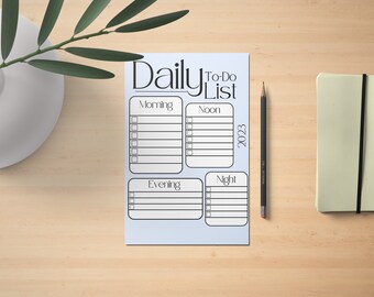 Polka Dot Printable Daily Planner Daily to Do List - Etsy
