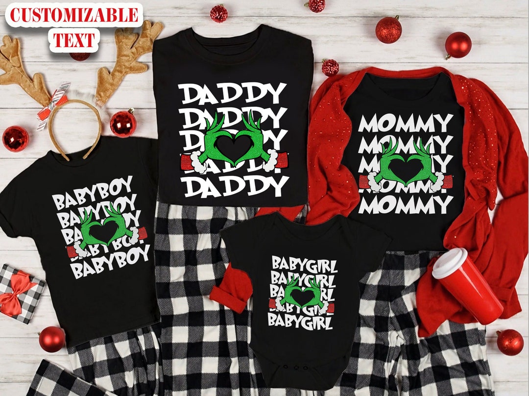 Custom Grinch Family Shirt Personalized Grinch Friends Shirt - Etsy