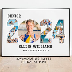 2024 Basketball Photo Collage, 2024 Year Photo Gift, Gift for Player ...