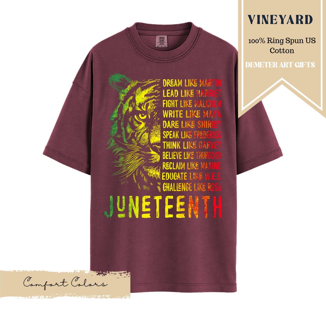 Juneteenth Retro Shirt, Black History Graphic Tee, Powerful Quote ...