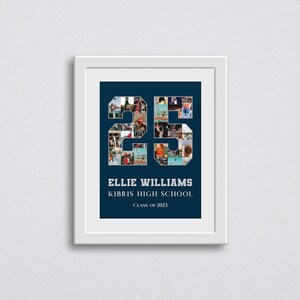 Printable Ice Hockey Number Photo Collage, Any Number Hockey Players ...