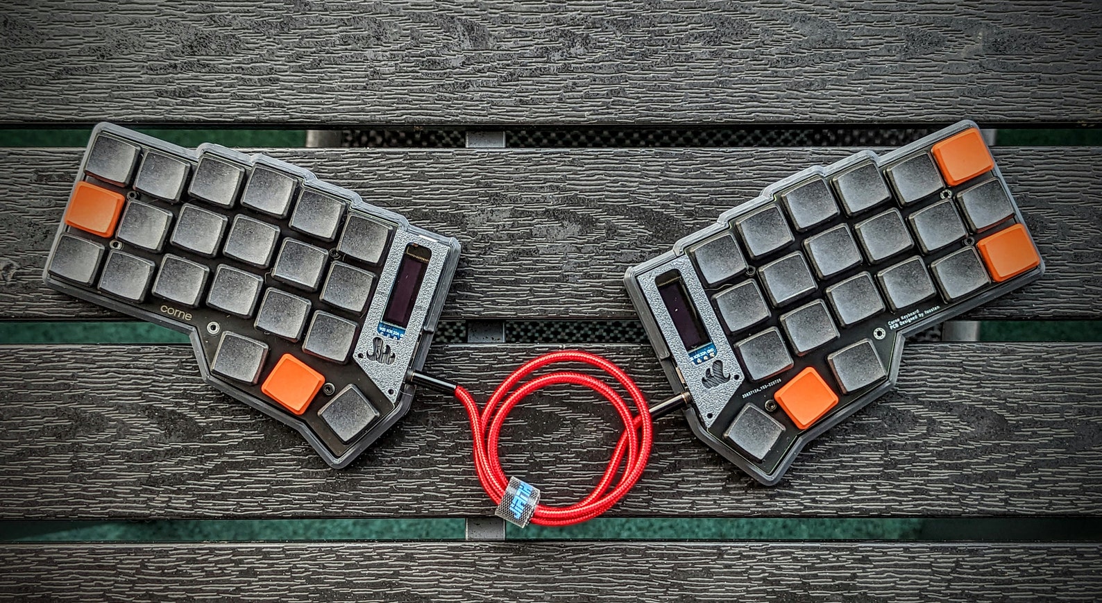 Corne Crkbd Split Keyboard Low Profile Matt Black 42 Keys - Etsy