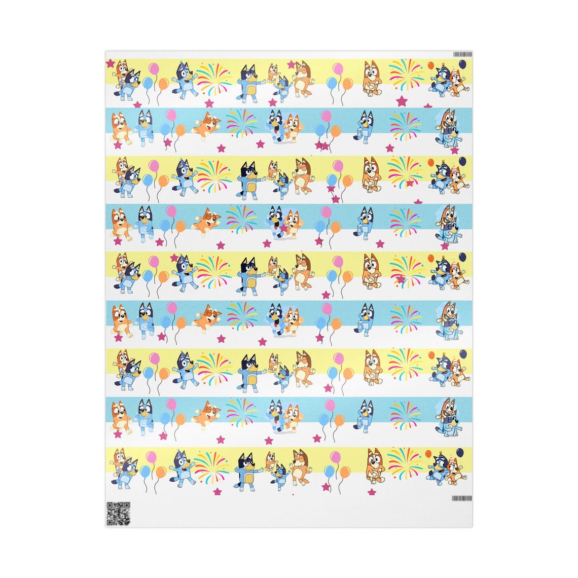 Bluey Wrapping Paper Birthday, Bluey Birthday, Bluey and Bingo, Bluey ...
