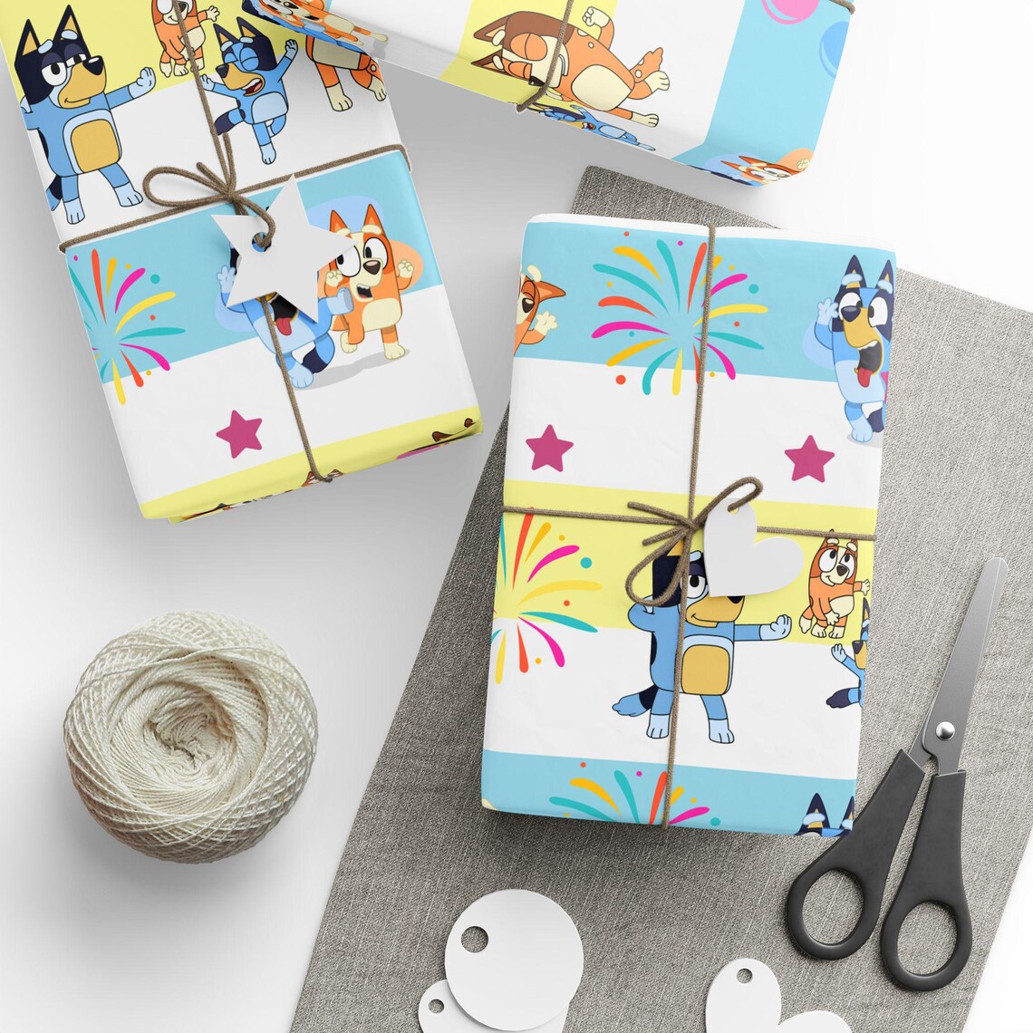 Bluey Wrapping Paper Birthday, Bluey Birthday, Bluey and Bingo, Bluey ...