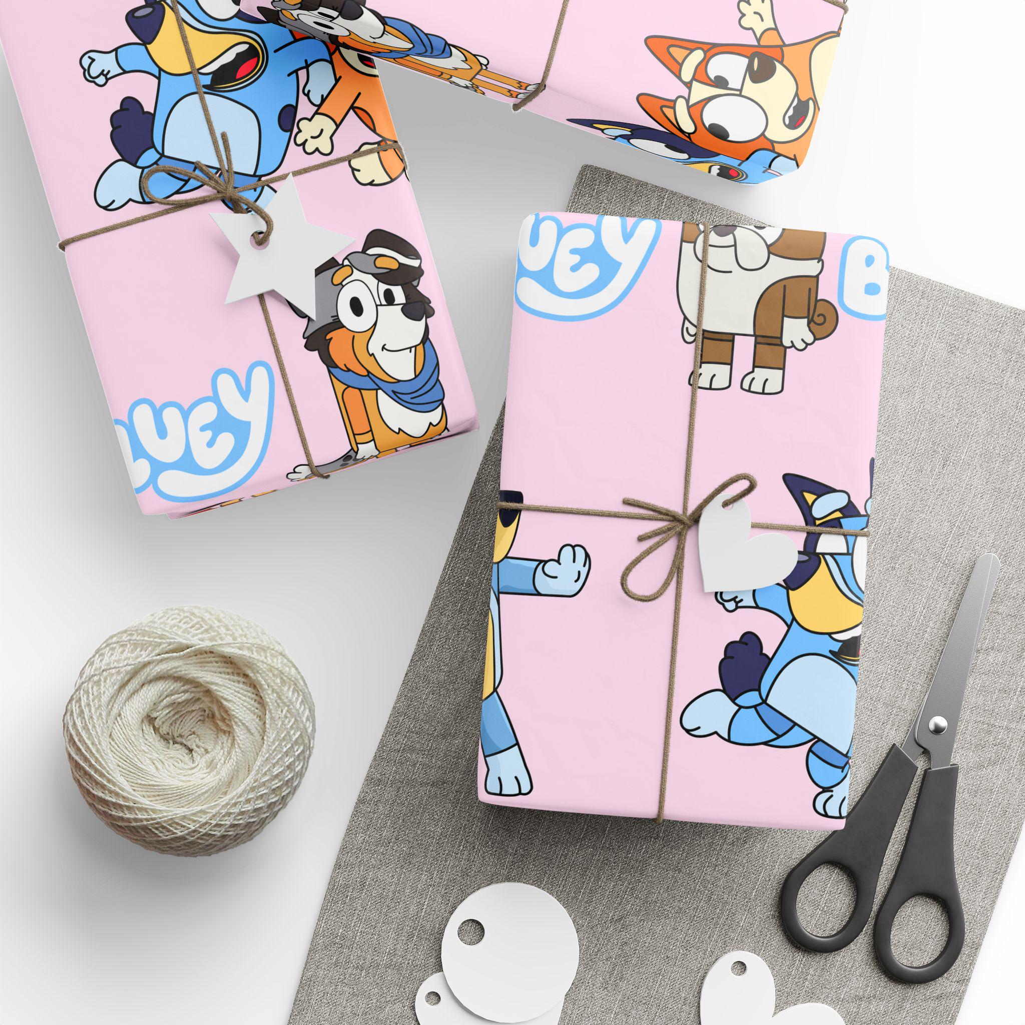 Bluey Wrapping Paper, Bluey Birthday, Bluey Favors, Bluey Decor, Bluey ...