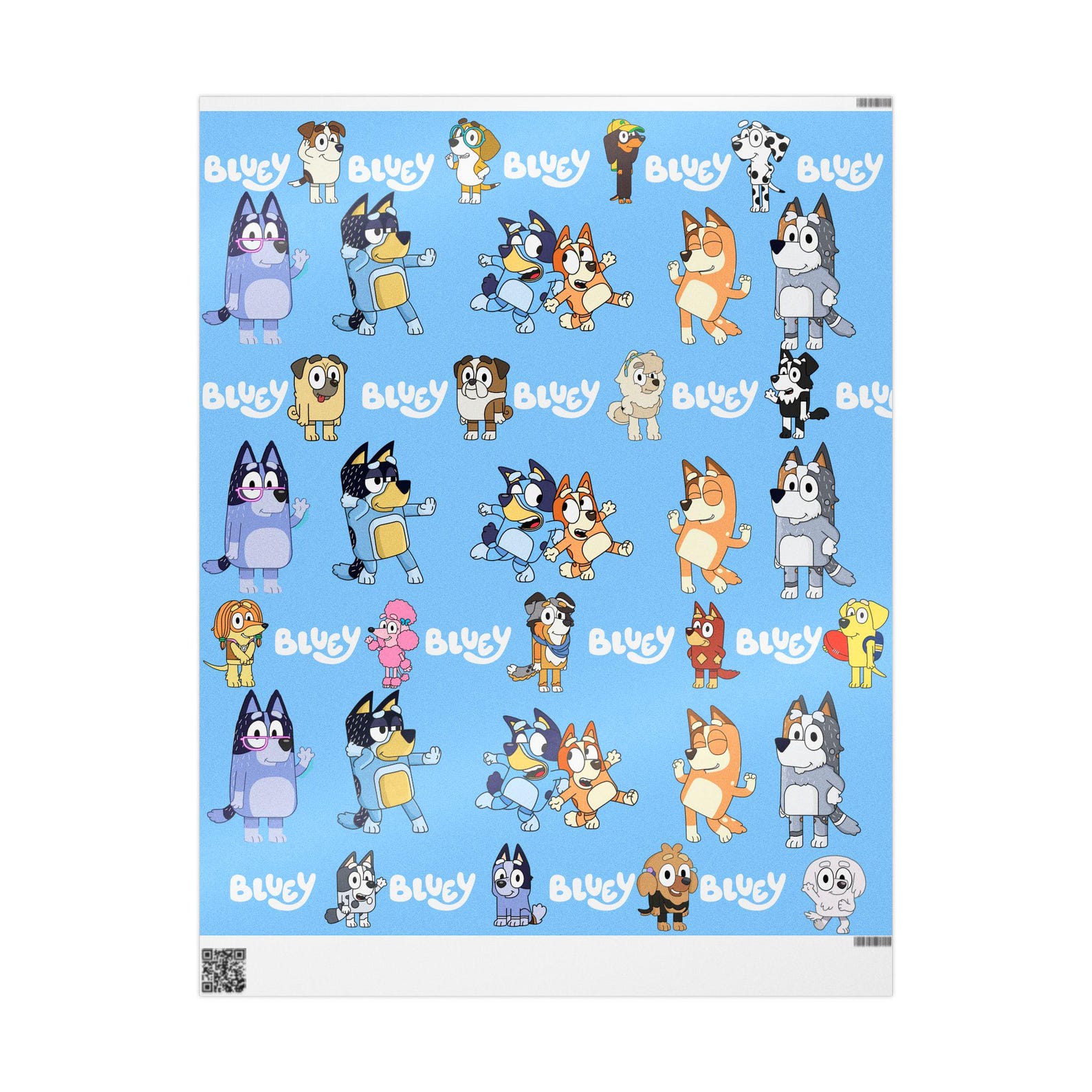 Bluey Wrapping Paper, Bluey Birthday, Bluey Favors, Bluey Decor, Bluey ...