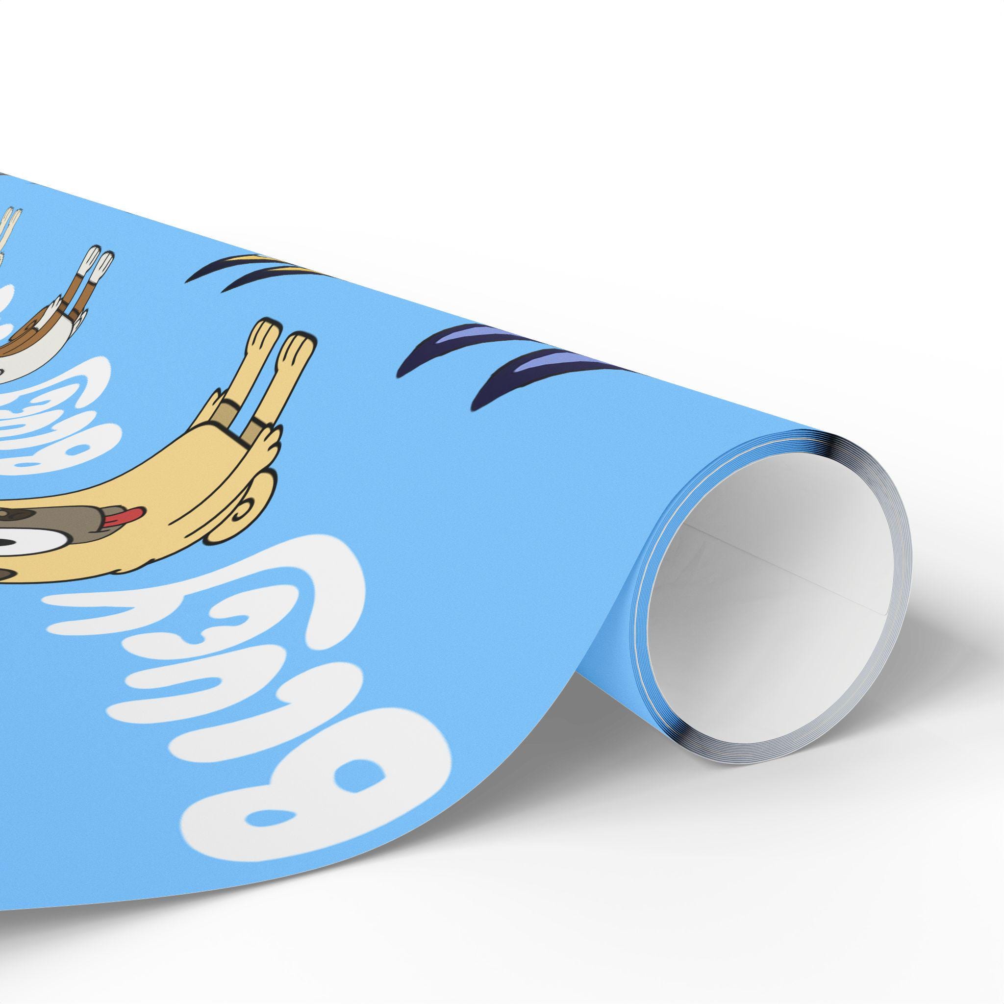 Bluey Wrapping Paper, Bluey Birthday, Bluey Favors, Bluey Decor, Bluey ...