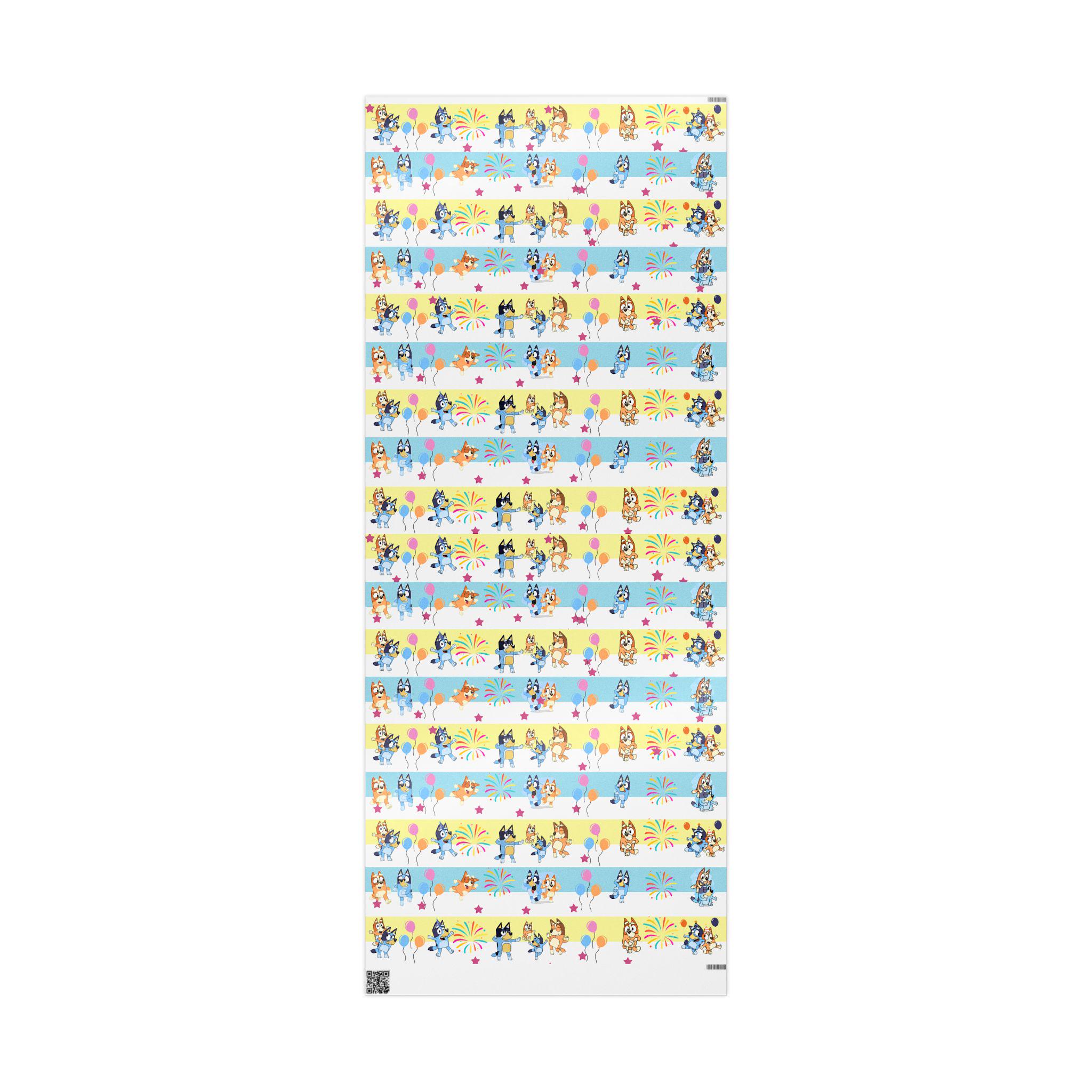 Bluey Wrapping Paper Birthday, Bluey Birthday, Bluey and Bingo, Bluey ...
