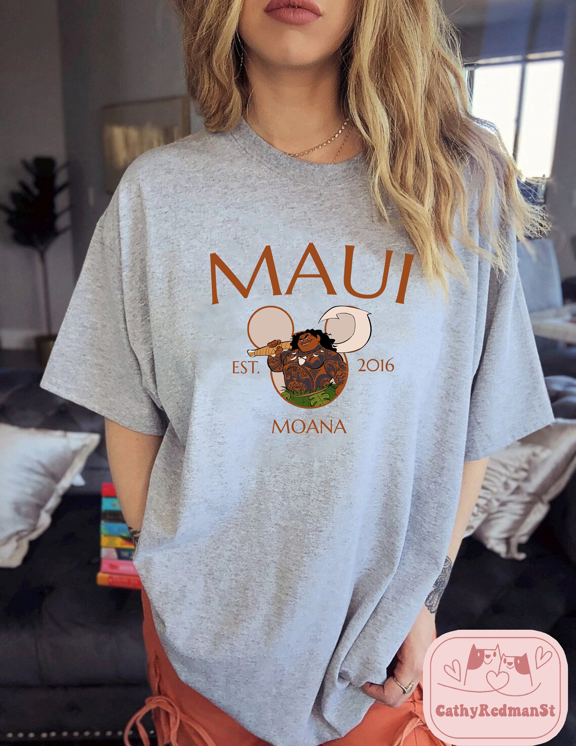 Vintage Moana shirt, Princess Moana Shirt, Maui Hei Hei Pua Te Fiti ...