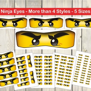 Ninja Eyes. More Than 8 Styles. Male and Female Eyes. INSTANT DOWNLOAD ...