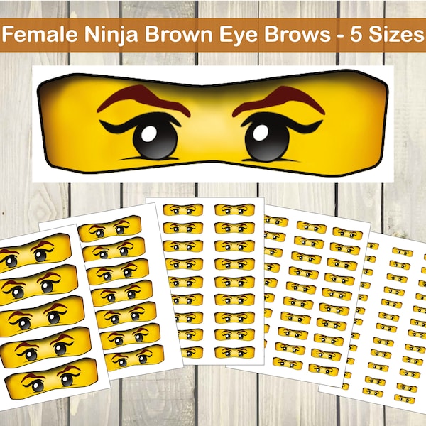 Ninjago Eye Stickers - Etsy