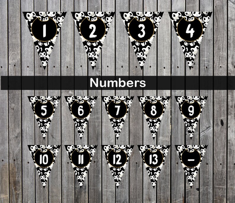 Bendy and the Ink Machine Birthday Banner. Triangle Design - Etsy