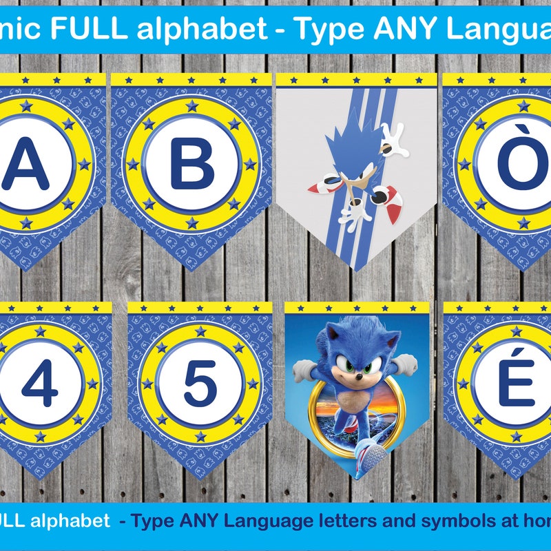 Sonic Banner - Etsy