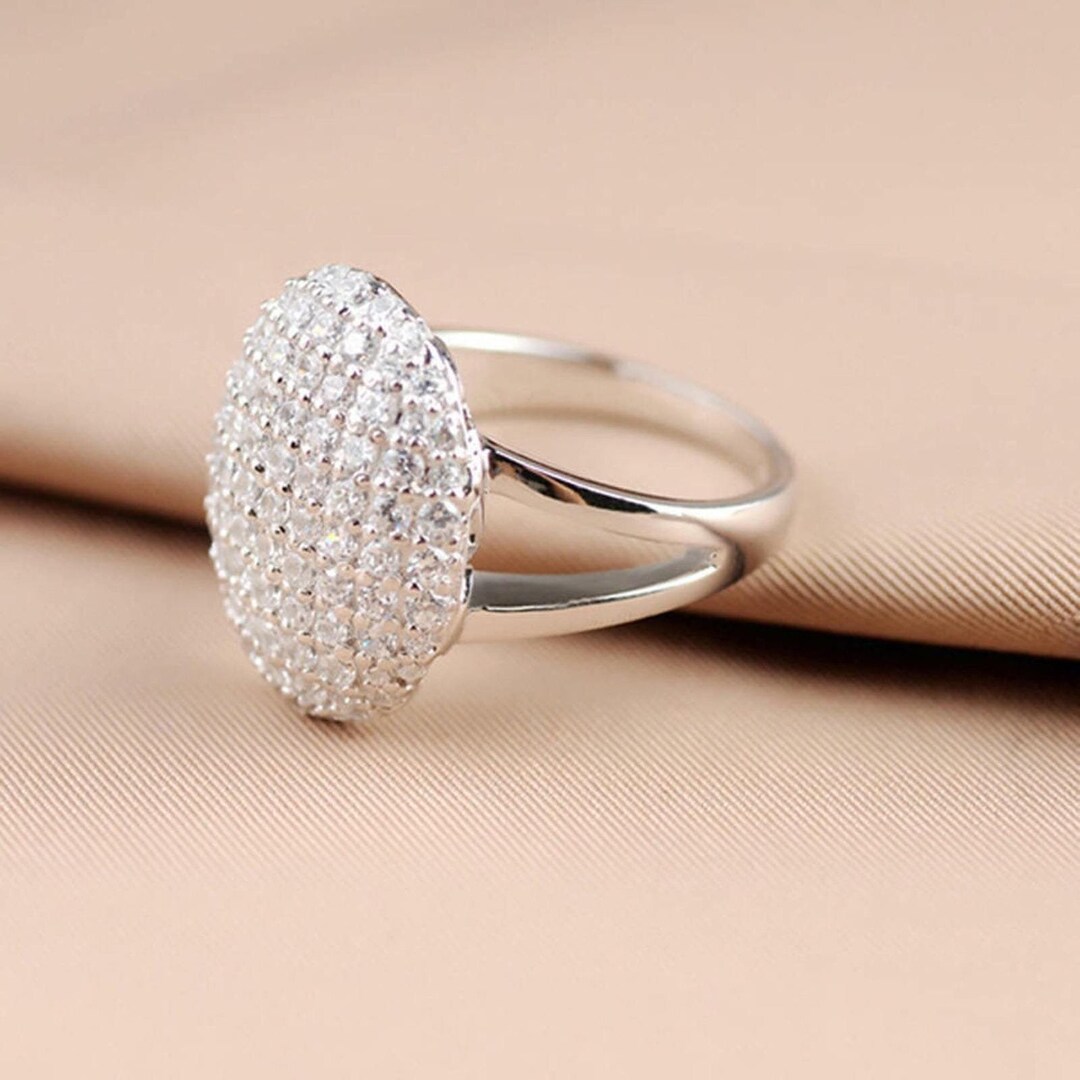 Twilight Bella Ring Celebrity Engagement Ring 10K/14K/18K Solid White ...