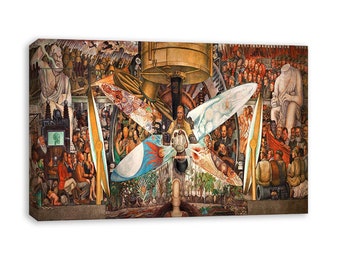 DIEGO RIVERA the Exploiters Portrait Canvas Wall Art - Etsy