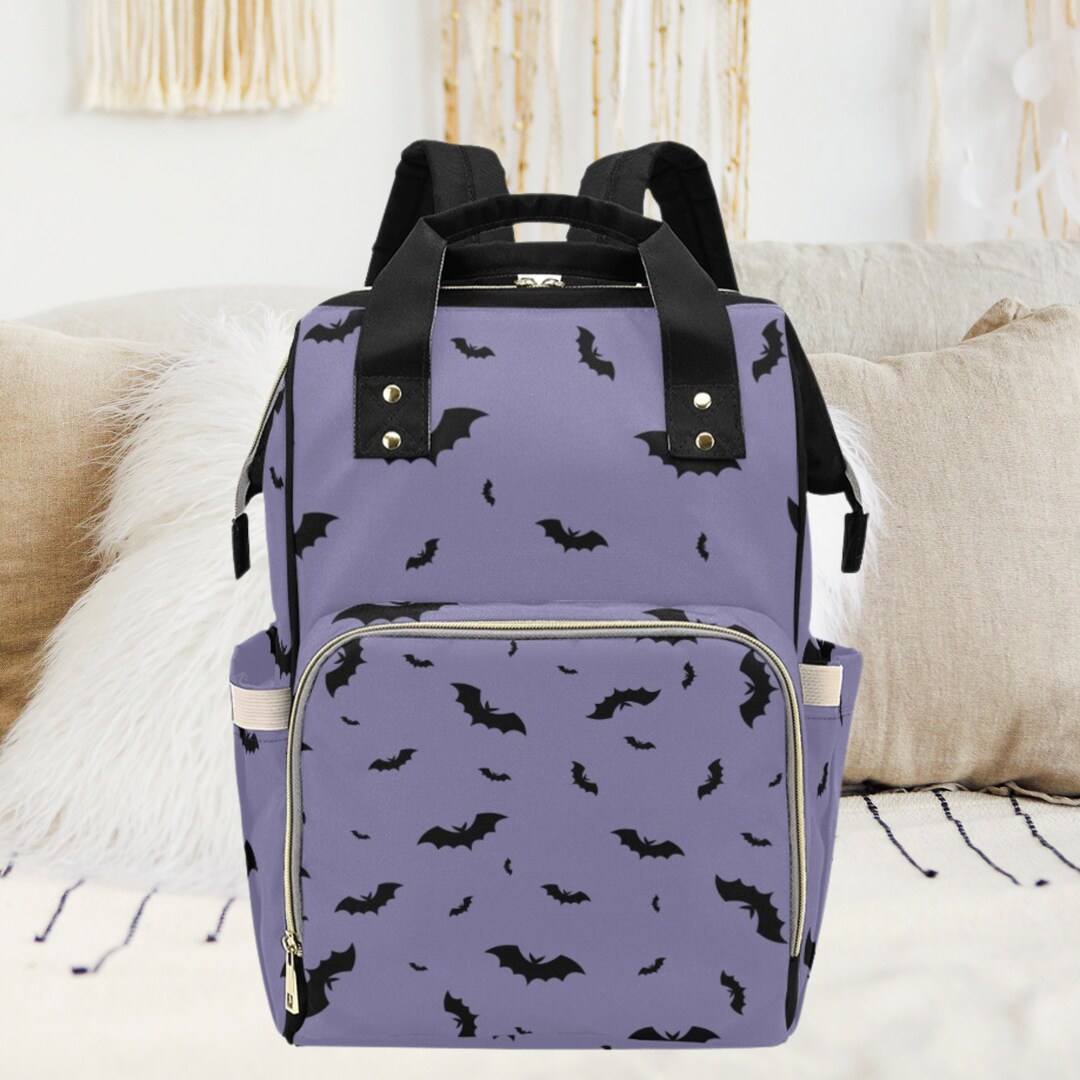 Alternative Diaper Bag-goth Bats Backpack-unisex Nappy Bag Backpack for ...