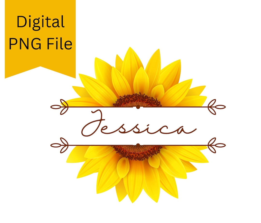 Sunflower Png-sunflower Name Design-sunflower Name Monogram-sunflower ...