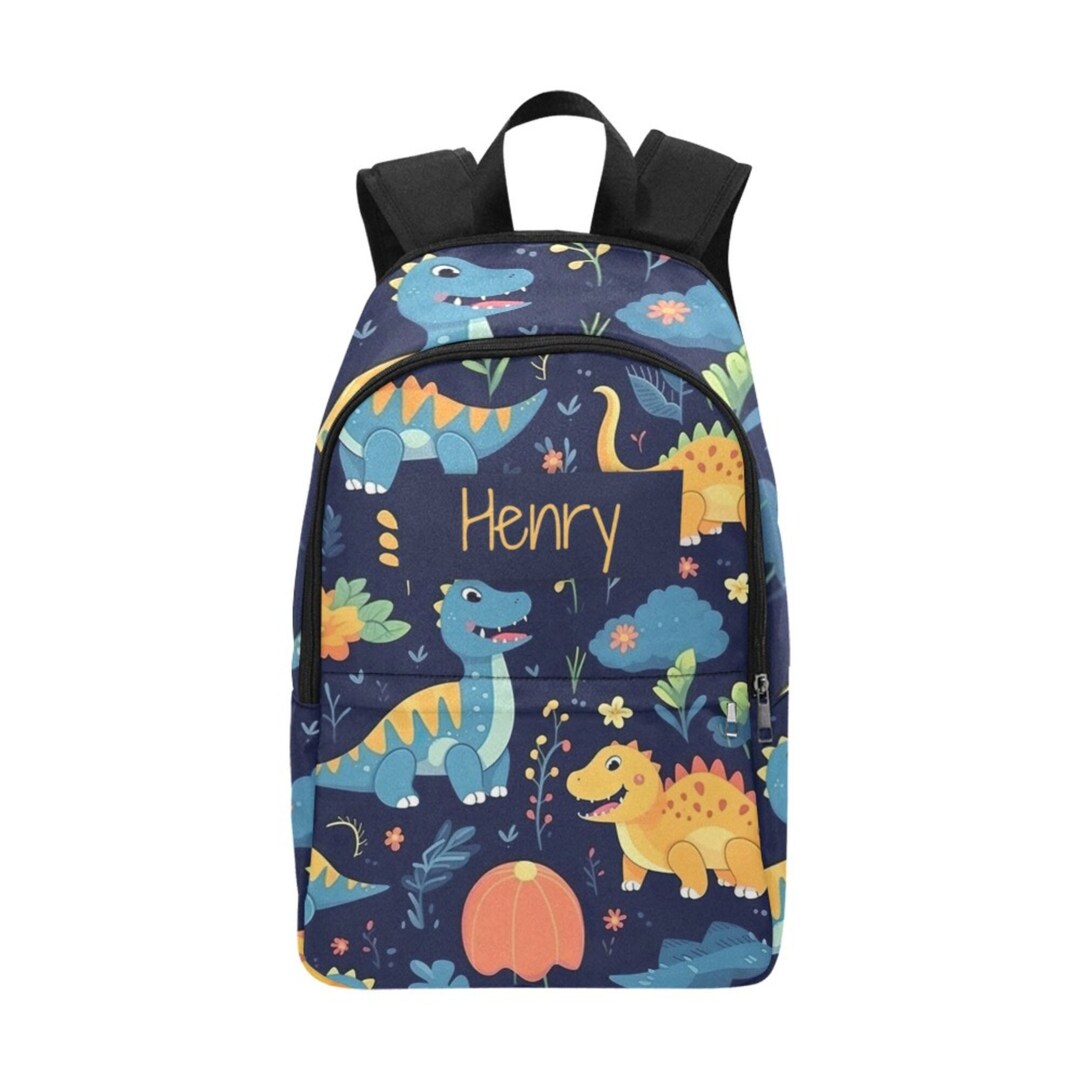 Child Personalised Dinosaur Backpack-boy's Dinosaur School Backpack ...