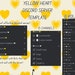 Yellow Heart Discord Server Template - Etsy