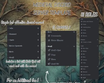 Fantasy Tavern Discord Server Template | Pre-made RPG Template ...