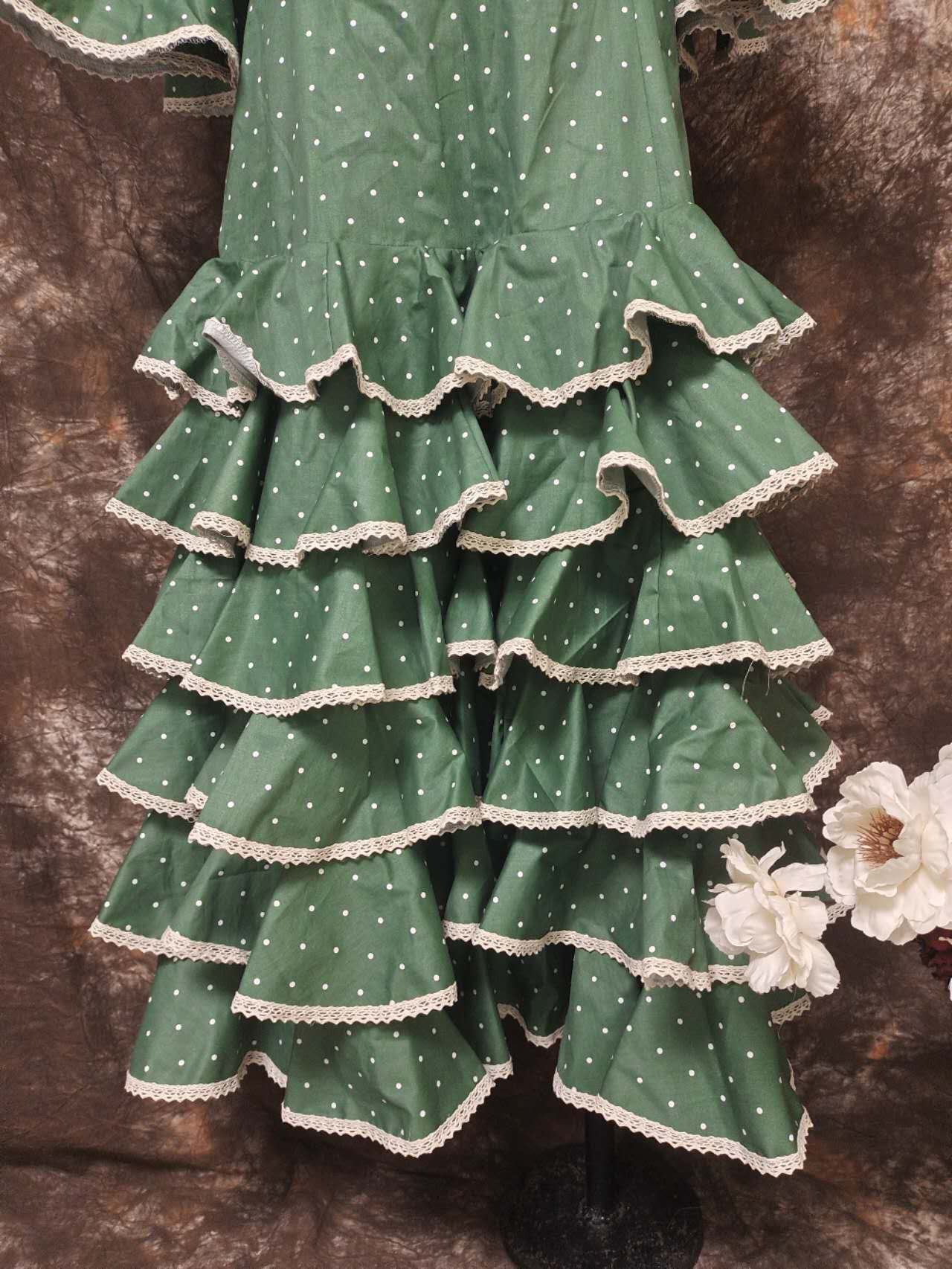 Flamenco Feria Dress Polka Dots, Cotton - Etsy