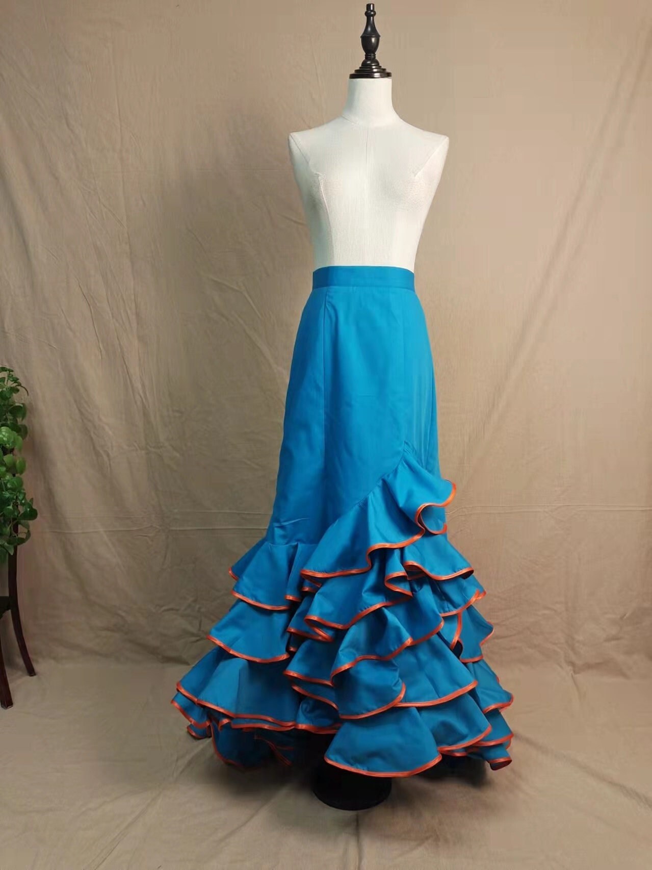 Bata De Cola C01 5 VOLANTES - Etsy