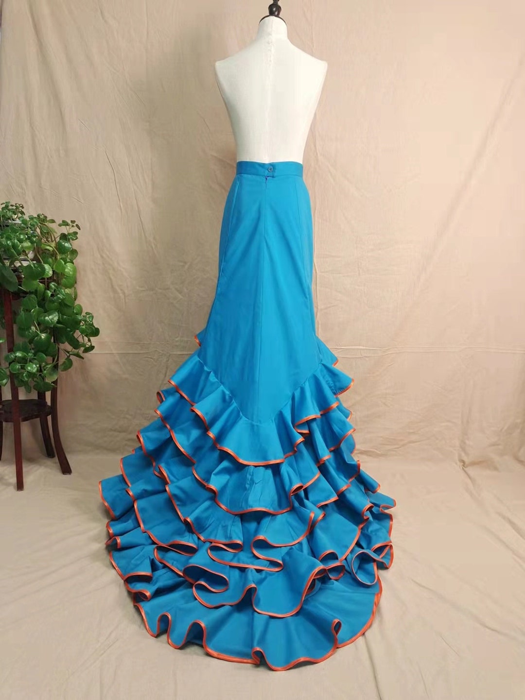 Bata De Cola C01 5 VOLANTES - Etsy