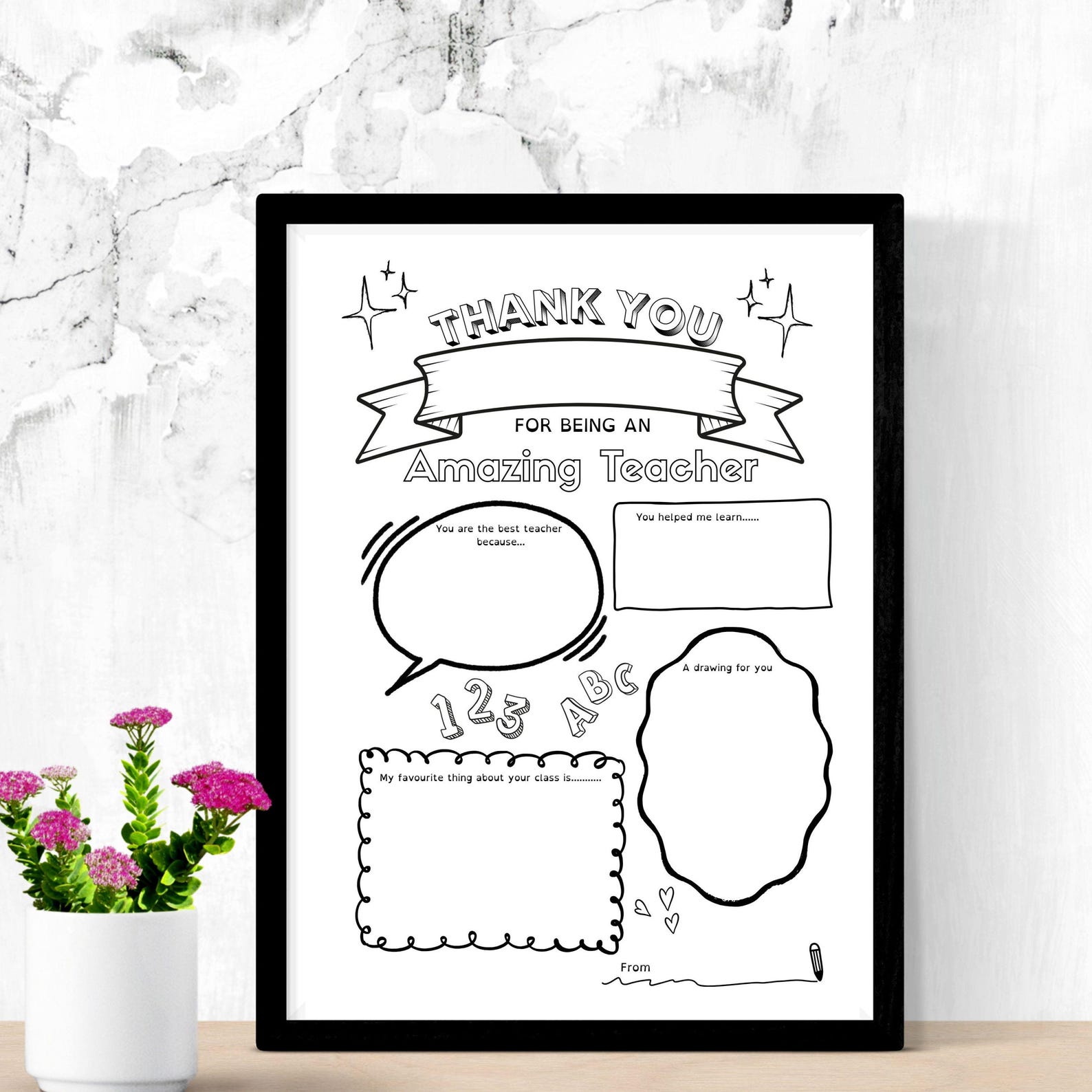 Teacher Appreciation Gift, Editable Printable Teacher Gift End of ...