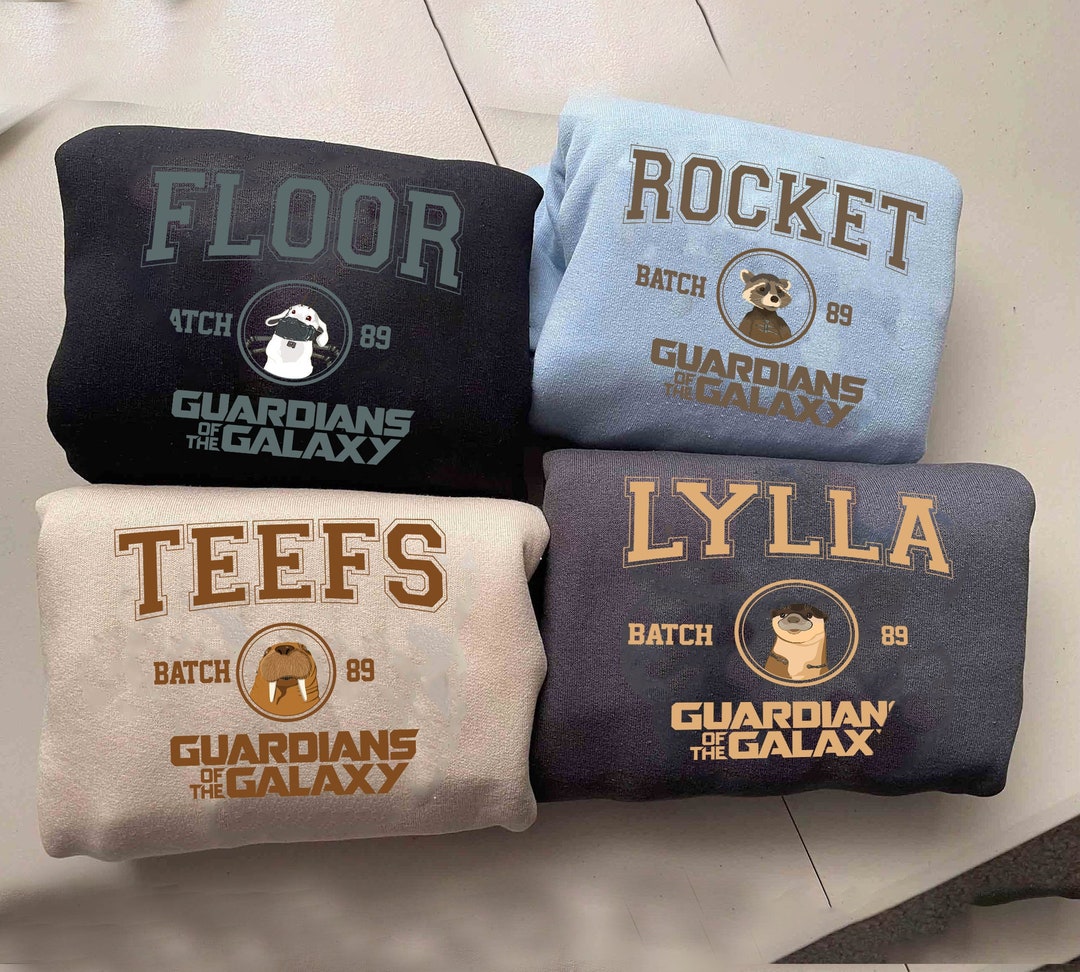 Lylla Teefs Floor and Rocket Shirts Guardians of the Galaxy - Etsy