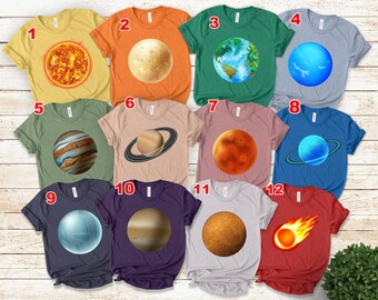 Solar System Shirt - Etsy