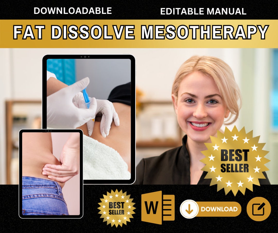 FAT DISSOLVE MESOTHERAPY Training Manual Editable - Etsy