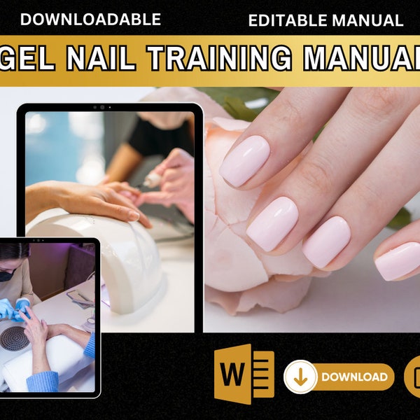 Nail Training Manual Template - Etsy