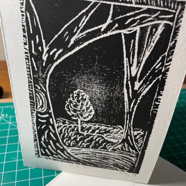 Block Print Tree - Etsy