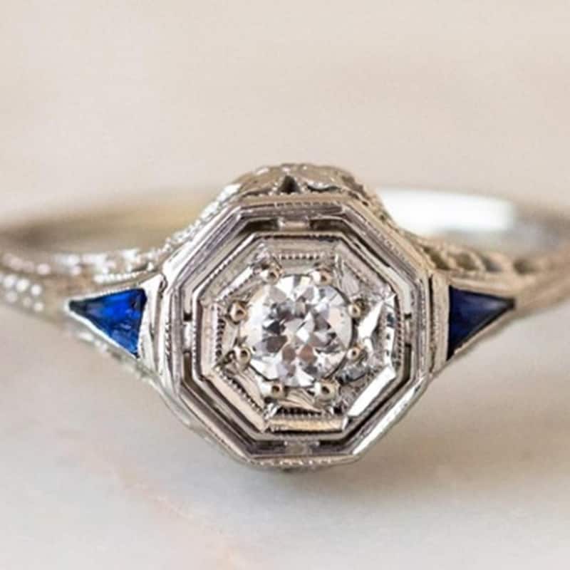 Art Deco Ring Vintage - Etsy