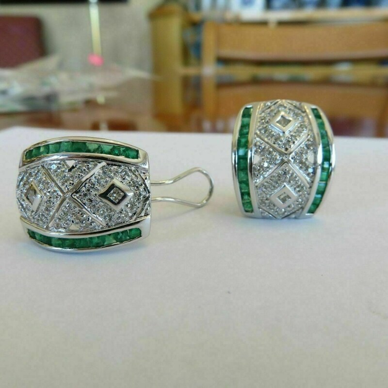 Omega Back Earrings - Etsy