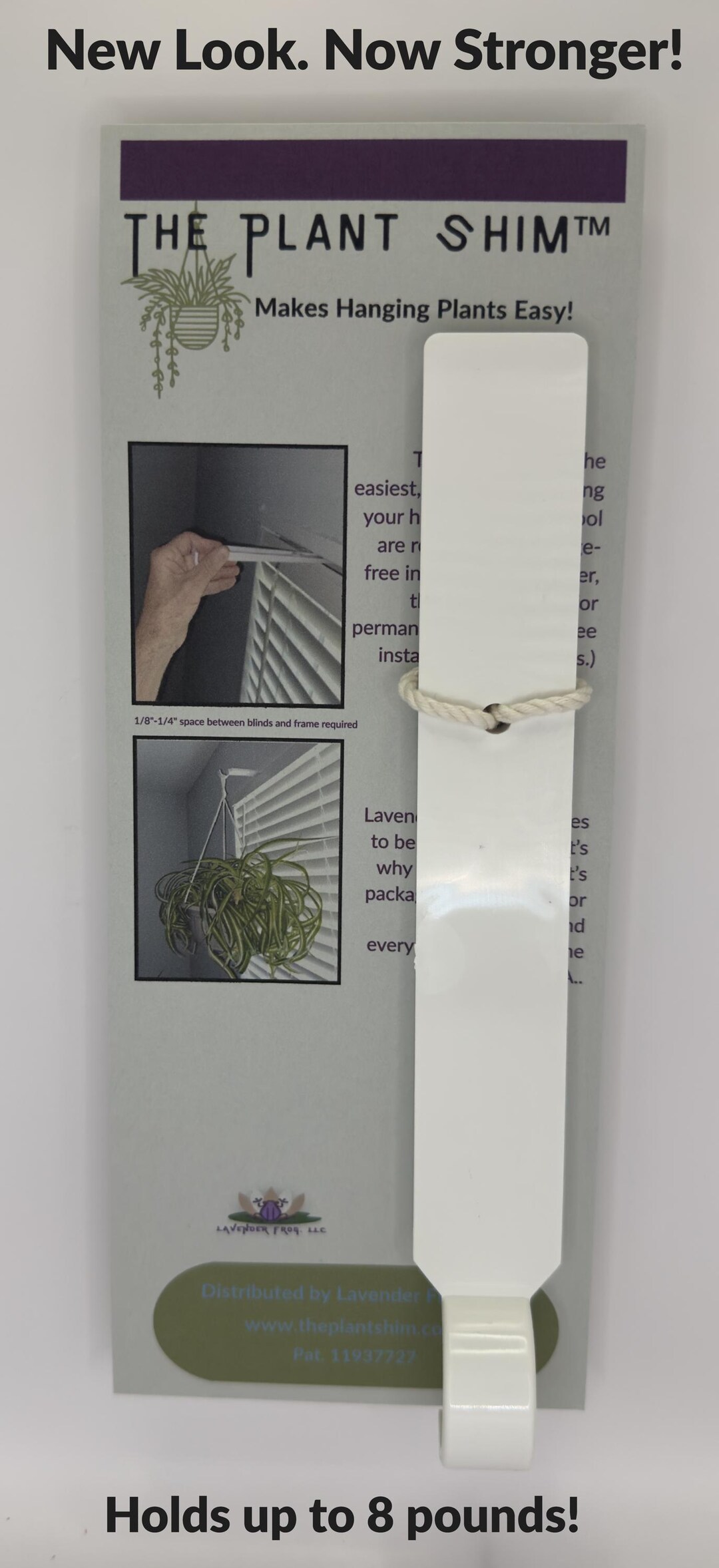 The Plant Shim – Makes Hanging Plants Easy! No-drill Hanging Plant ...