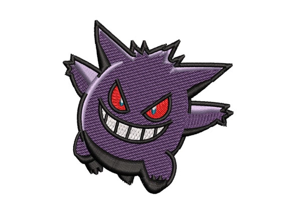 Gengar Embroidery Design With Instant Download Online Cartoon - Etsy UK