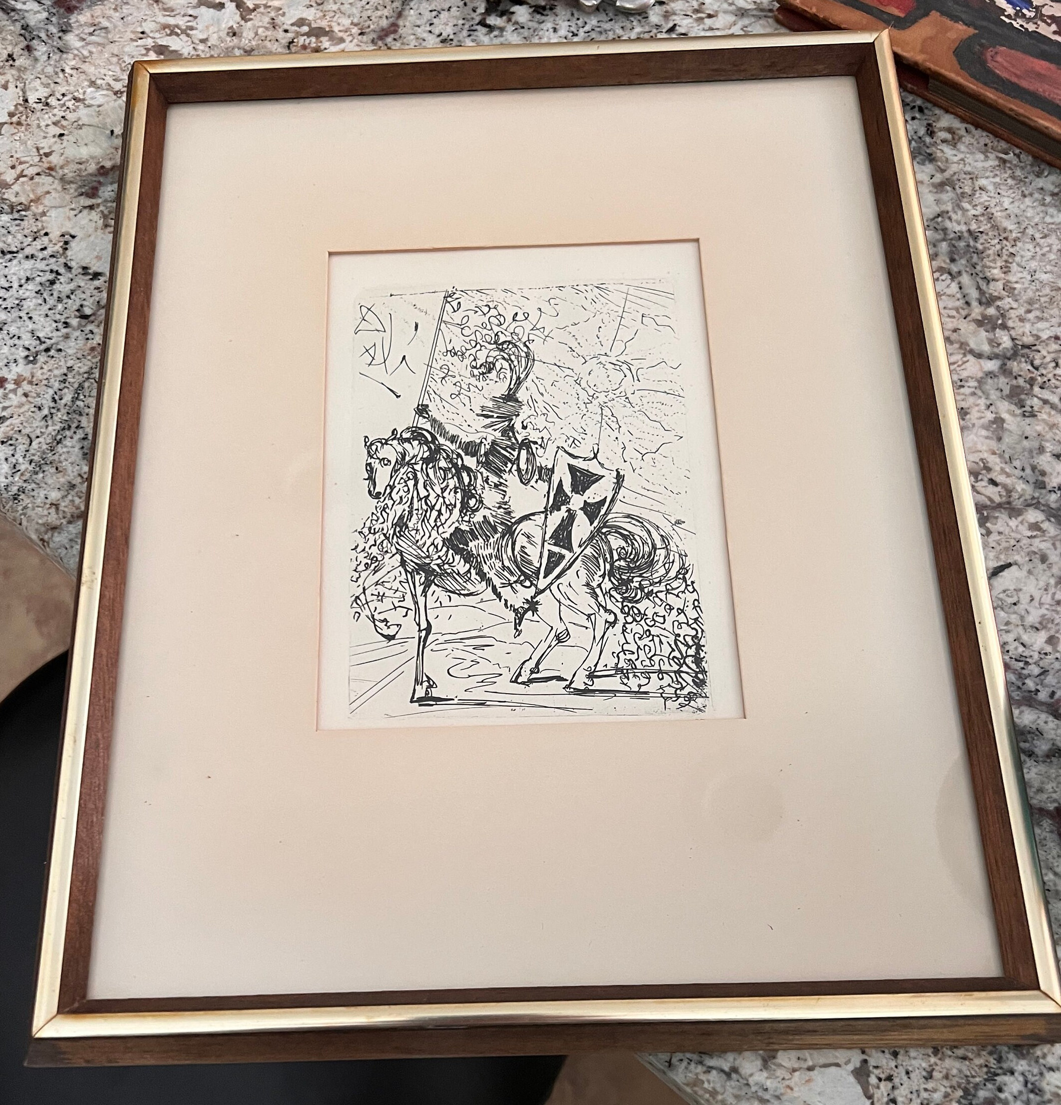 Salvador Dali "el Cid" Etching - Etsy