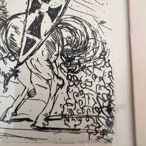 Salvador Dali "el Cid" Etching - Etsy