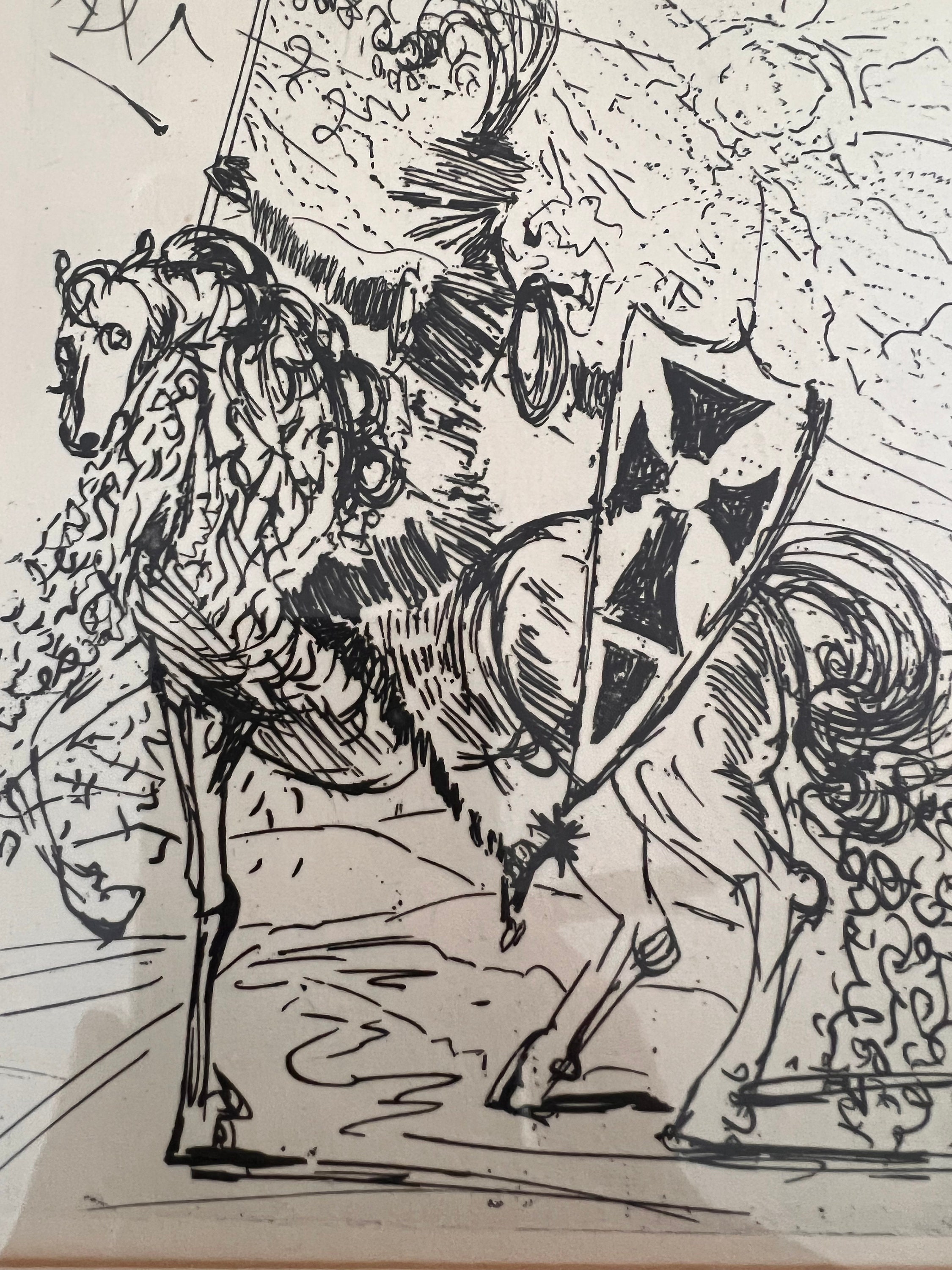 Salvador Dali "el Cid" Etching - Etsy