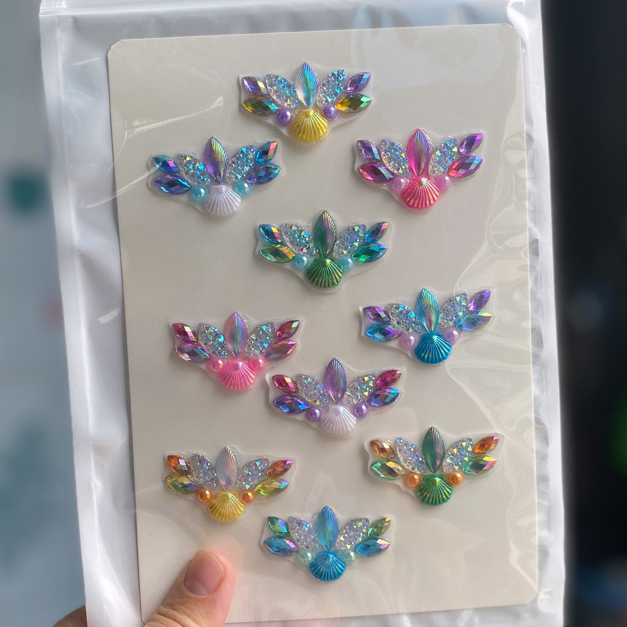 Face Painting Blings Face Sticker Face Bling - Etsy