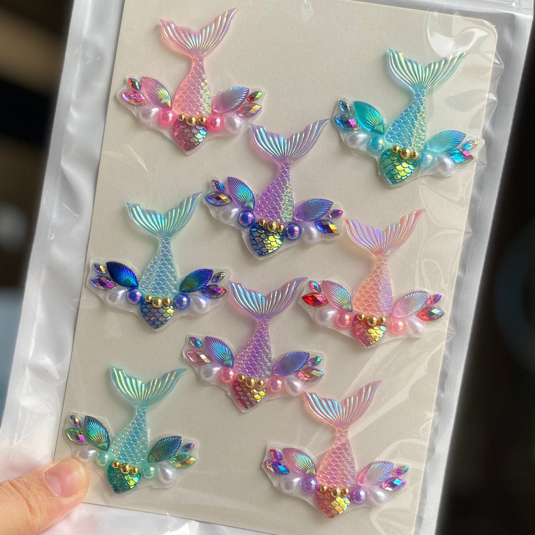 Face Painting Blings Mermaid Tails Face Sticker Face - Etsy