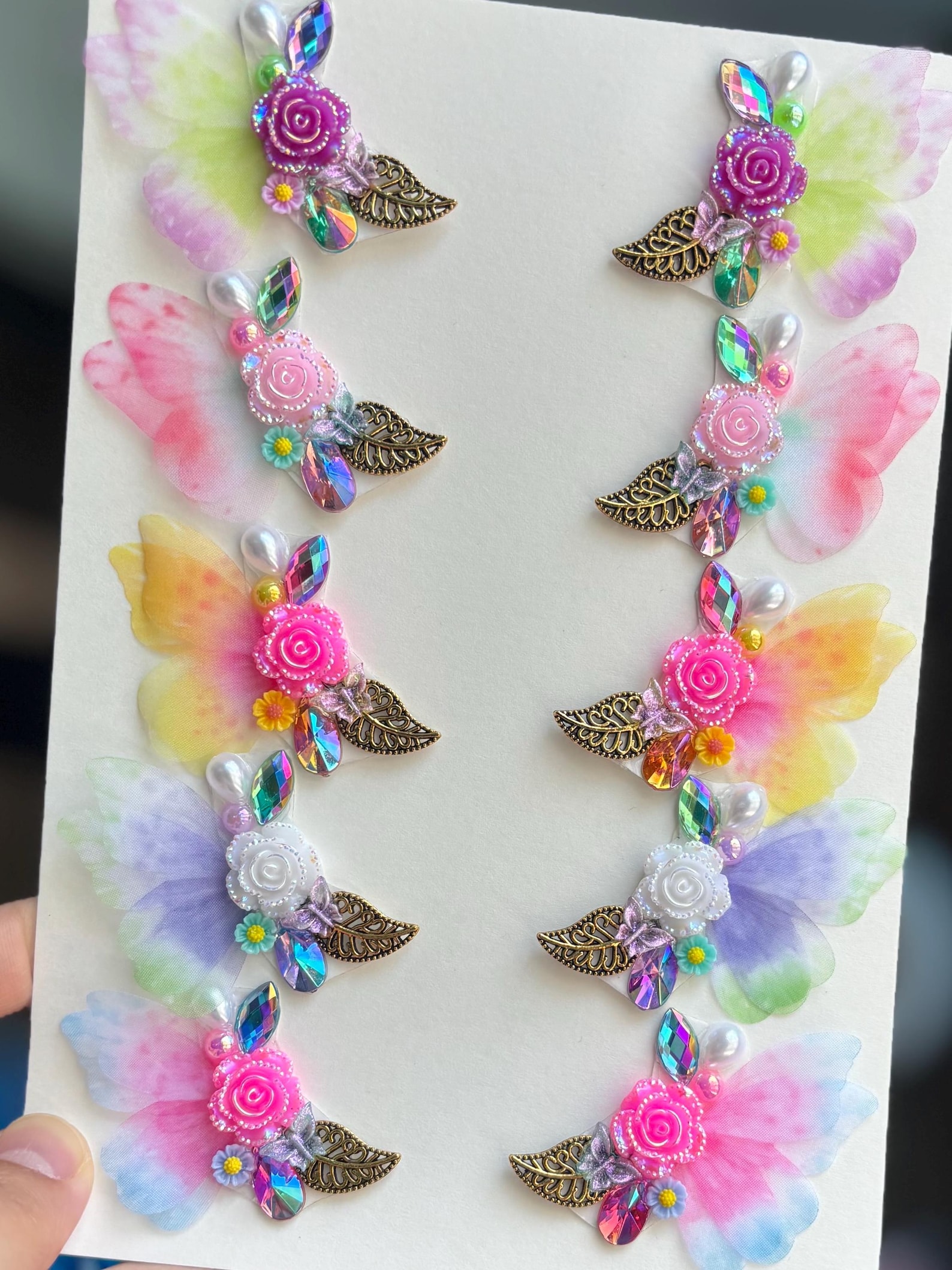 Butterfly Eyelashes | Face Painting Blings - Fairy Wings｜ Face Sticker ...