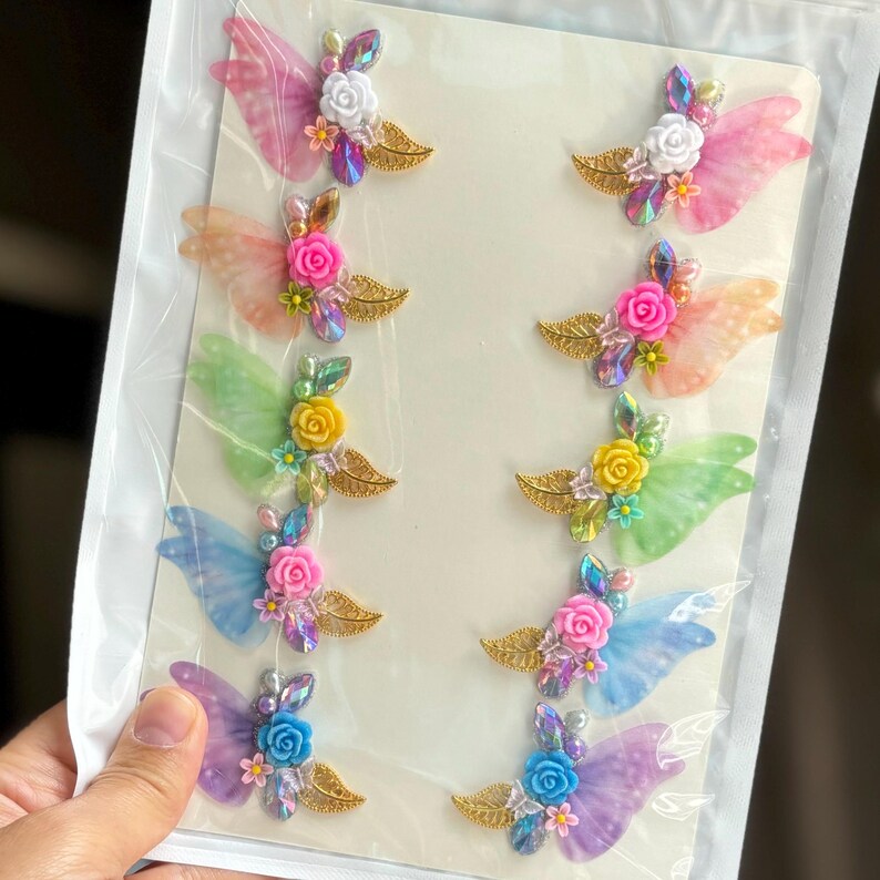 Butterfly Eyelashes | Face Painting Blings - Fairy Wings｜ Face Sticker ...