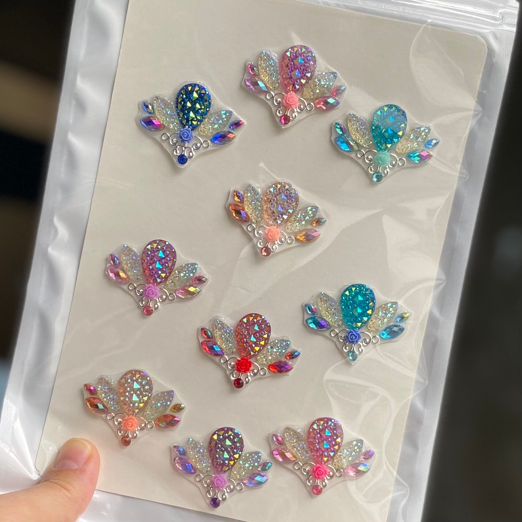 Face Painting Blings Face Sticker Face Bling - Etsy