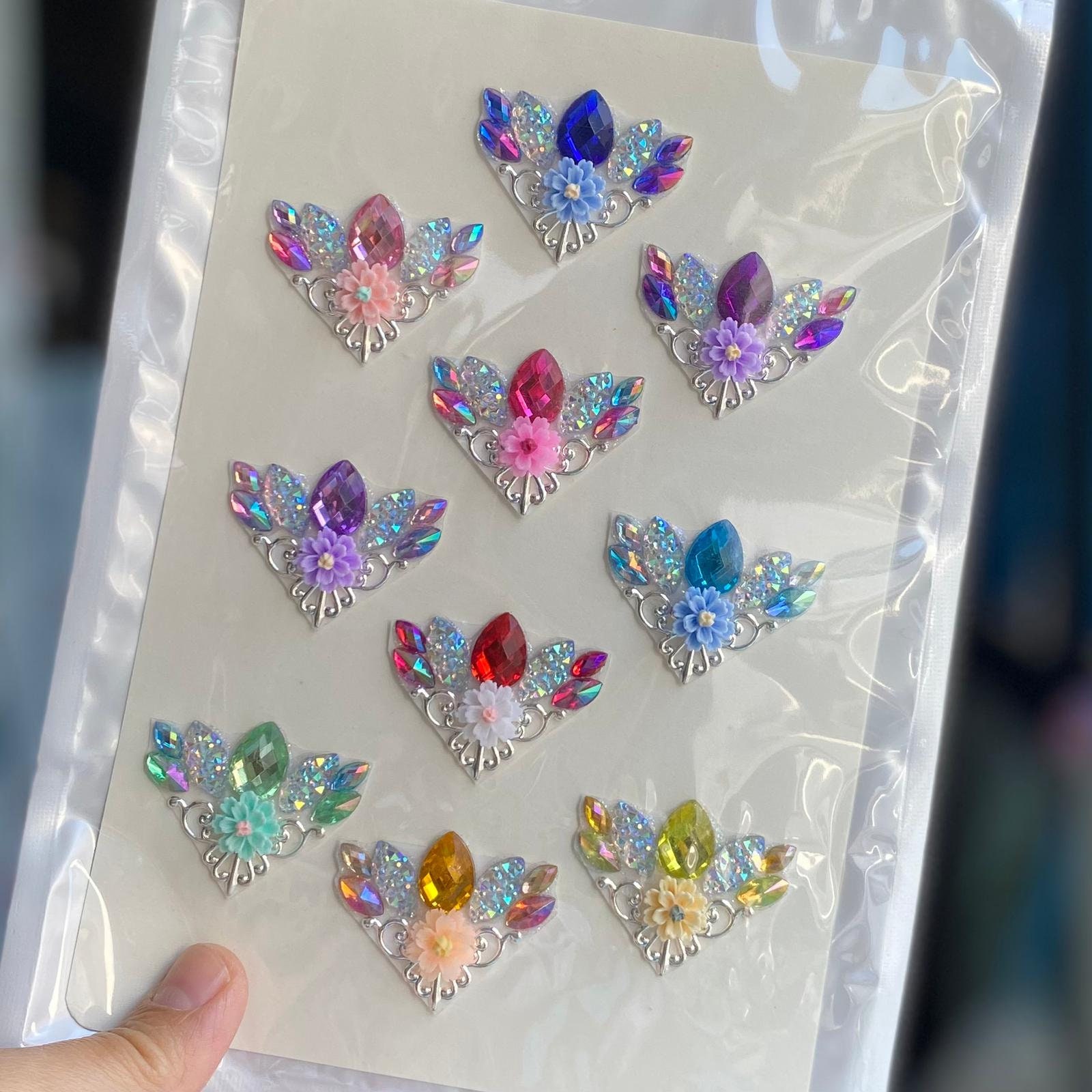 Face Painting Blings Face Sticker Face Bling - Etsy