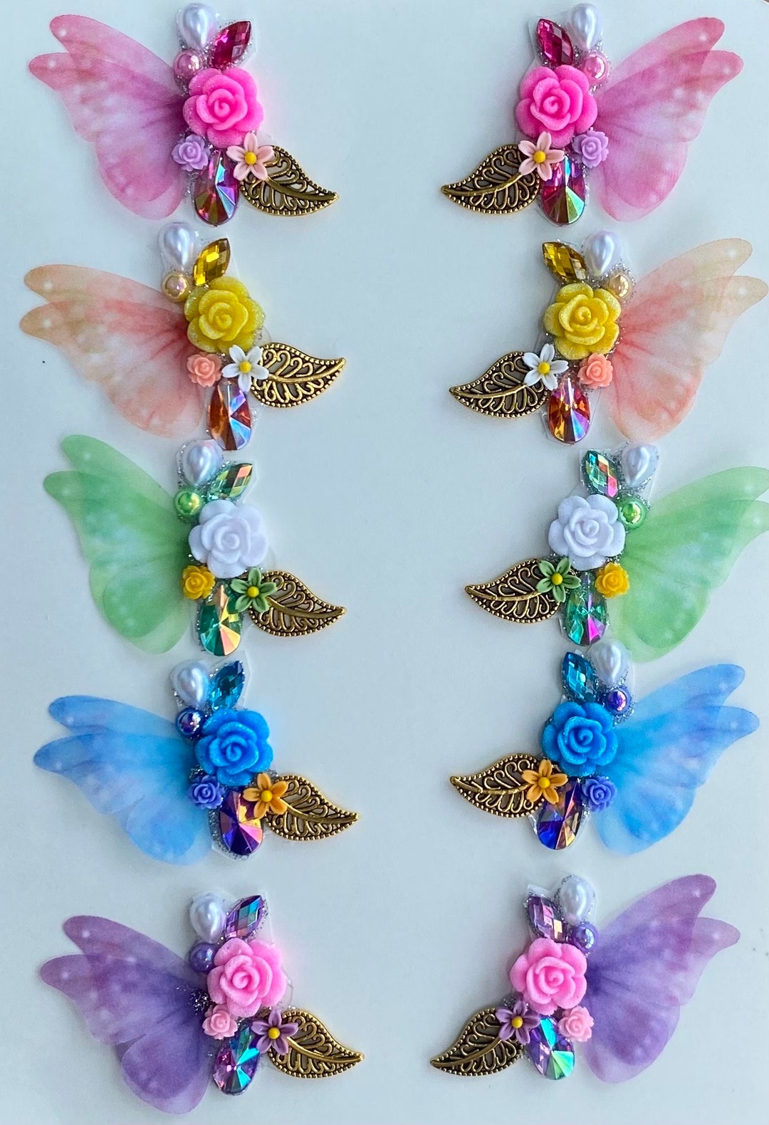 Butterfly Eyelashes | Face Painting Blings - Fairy Wings｜ Face Sticker ...
