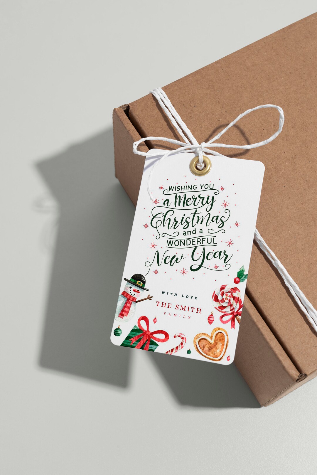 Editable Christmas Gift Tag Download, Merry Christmas Gift Tag ...
