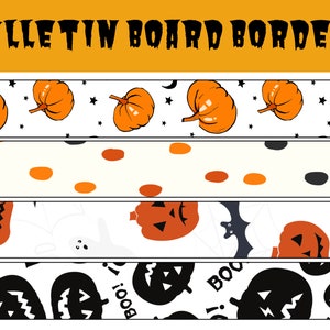 Halloween Classroom Decor Bundle Display, Halloween Posters, Happy ...